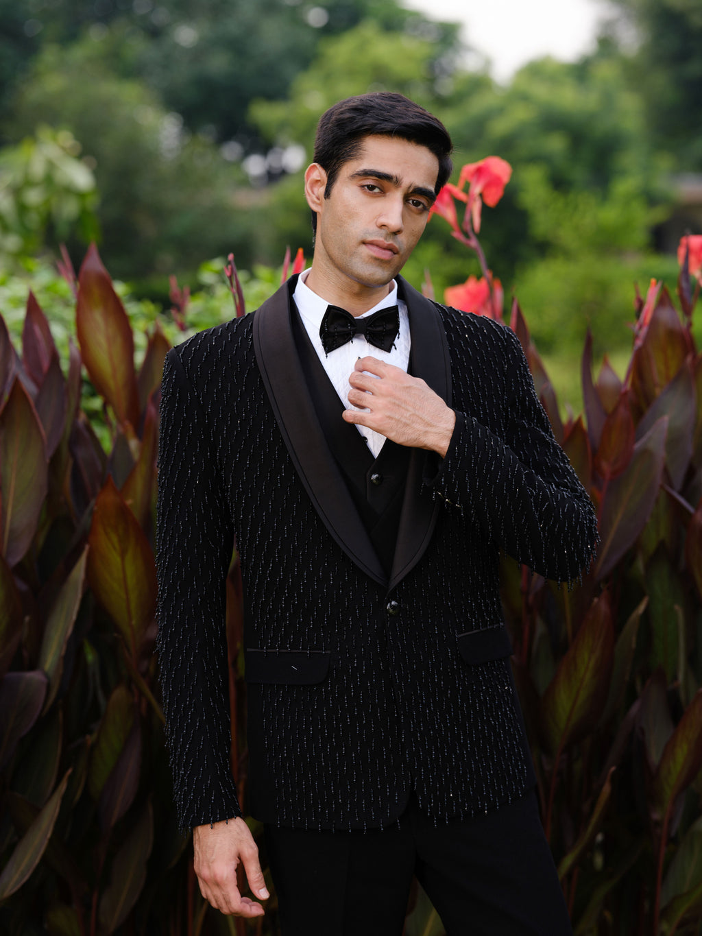 3D BEAD BLACK TUXEDO – Dimple Collection